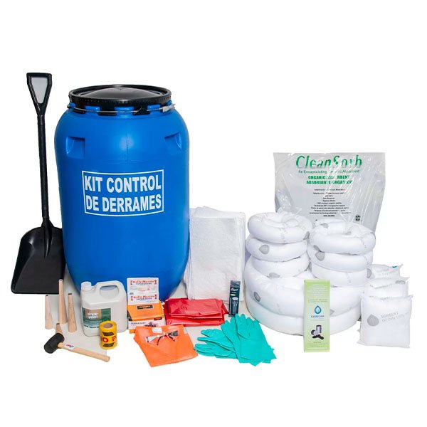Kit Básico Para Control de Derrames Hidrocarburos 75 Galones